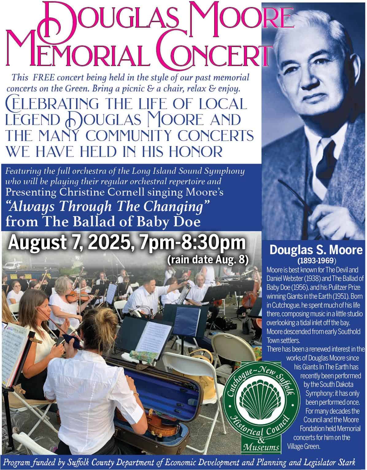 Douglas Moore Memorial Concert - Cutchogue-New Suffolk Historical ...